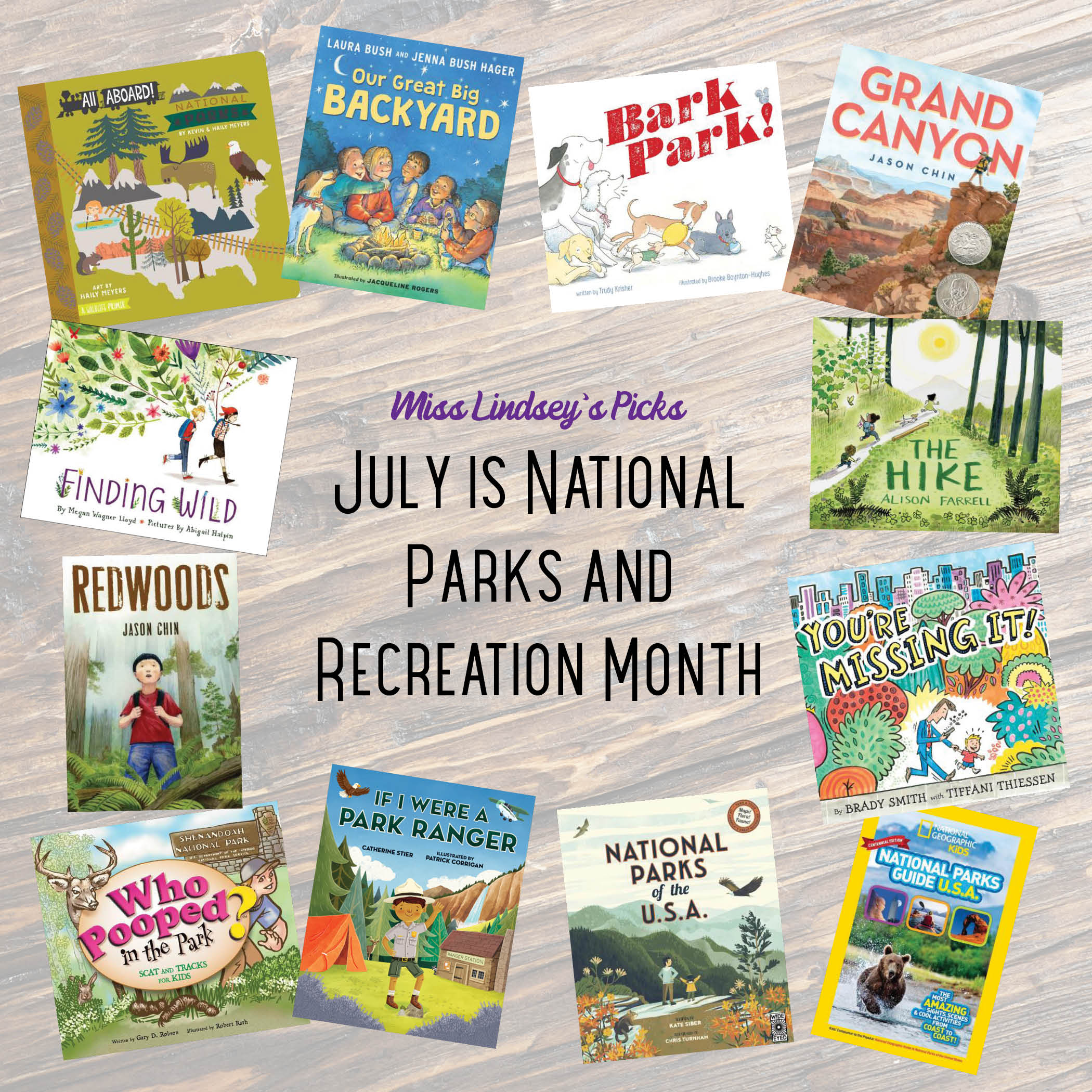Parks & Recreation Book List - Belle Book Worm
